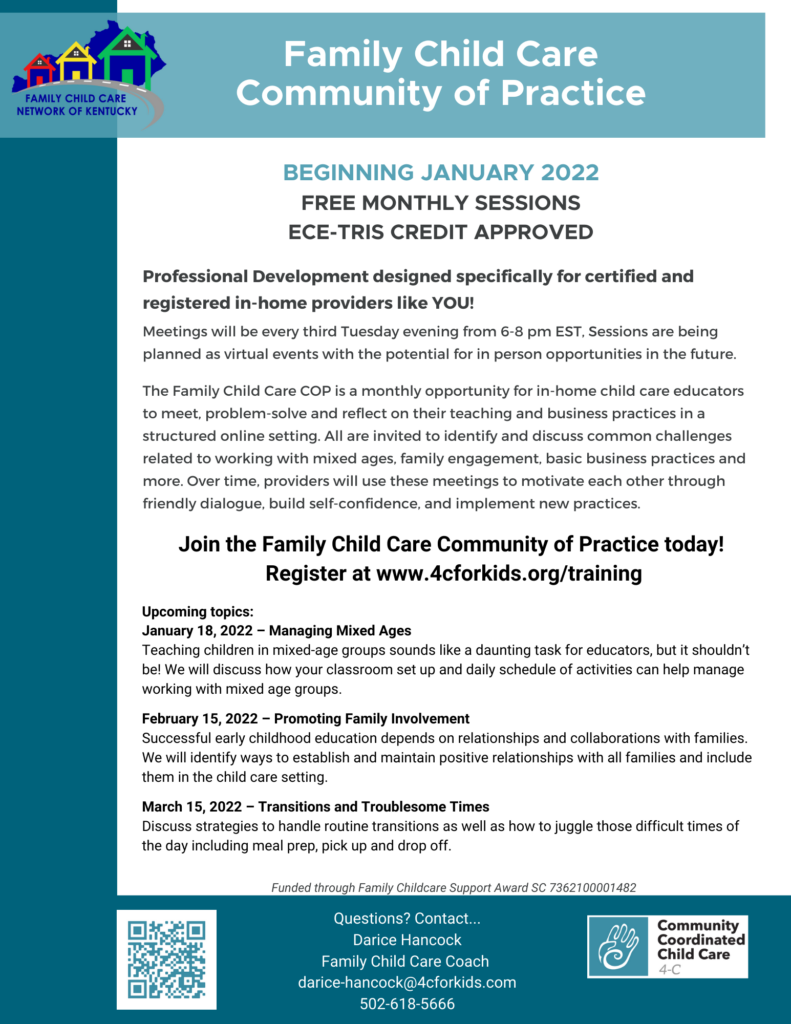 Communities of Practice - Community Coordinated Child Care